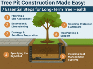 Tree Pit Construction: 7 Steps for Healthier Urban Trees